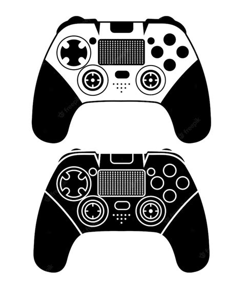Premium Vector Game Controller Vector Illustration Video Game Sports Technology