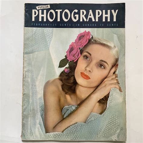 1940s Popular Photography Magazine Ww2 Hollywood Pinup Girl Cheesecake