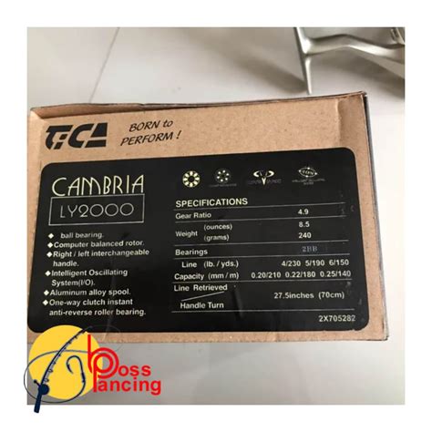 Jual (Promo COD) Reel Tica Cambria LY 2000 | Shopee Indonesia