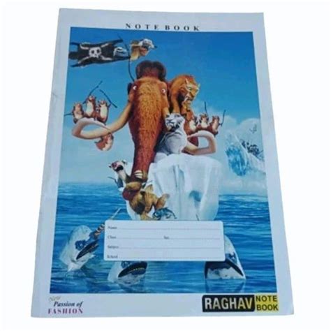Perfect Bound Single Line Raghav A3 Size Writing Notebook For School