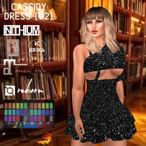 Second Life Marketplace Demo Cassidy Dress V2 Boxed