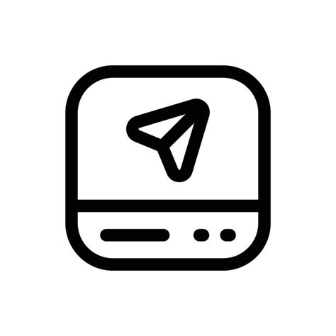 Gps Icon In Trendy Outline Style Isolated On White Background Gps Silhouette Symbol For Your