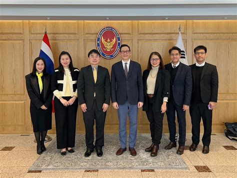 Charge Daffaires A I Of The Royal Thai Embassy In Seoul Joined The