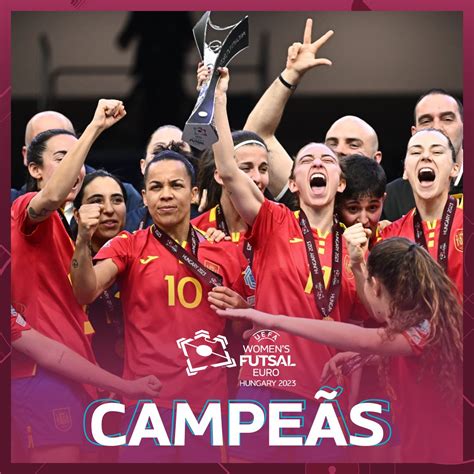 UEFA em português on Twitter Três de seguida WEUROFutsal