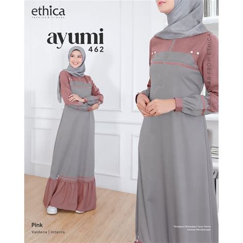 Jual Gamis Wanita Dewasa Terbaru 2024 Ayumi 462 Simple Cocok Untuk