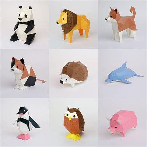 The Kakukaku Tiny Papercraft Animal Provides A Fun And Unique Activity