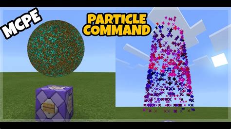 Minecraft PE New Particle Command Tutorials YouTube