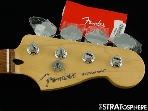 Fender Player Precision P Bass Neck Tuners Bass Pau Ferro Reverb
