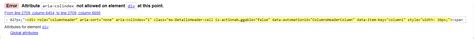 DetailsList Aria Colindex Not Allowed Within Div Issue 11259