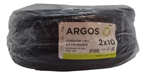 Cable Uso Rudo X Argos Cobre V Caja M Negro Meses Sin Inter S
