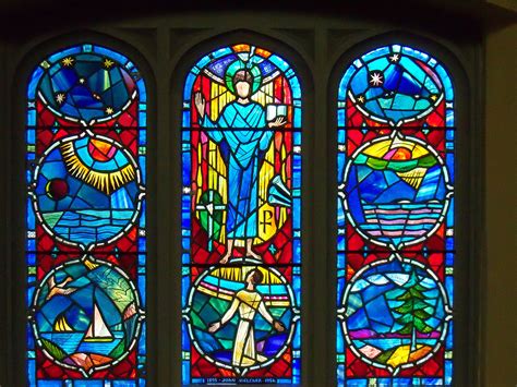 Free Photo Stained Glass Window Church Decoration Design Free