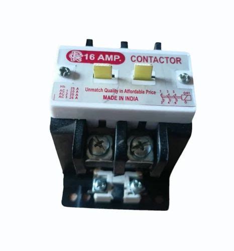 Male Abs Plastic 2 Pole Contactor At Best Price In New Delhi Id