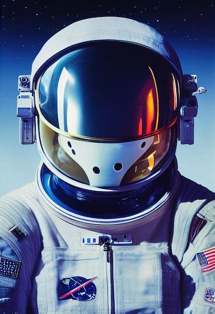 Premium Ai Image Realistic Portrait Of An Astronaut In A Space Suit
