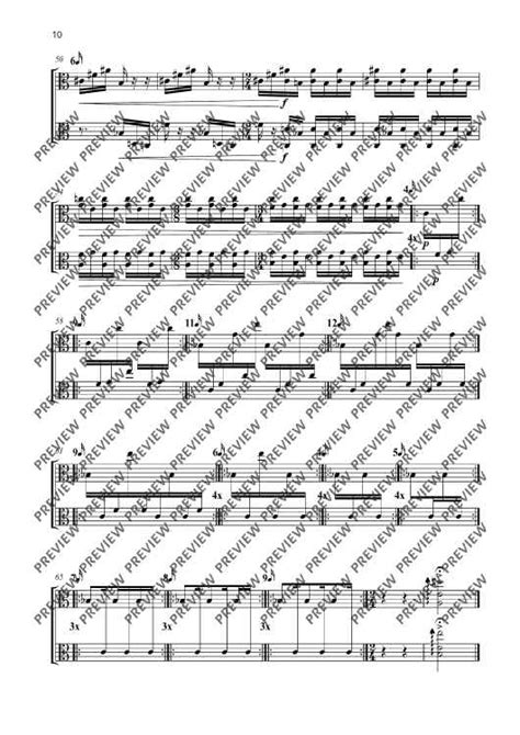 Four Turing Tests Performing Score Sheet Music For 2 Violas Sheet