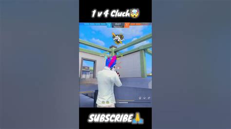 1 V 4 Clutch 🤯🥰freefire Clutch Ffshorts Youyubeshort Shorts Youtube