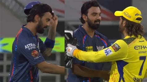 Video Kl Rahuls Heartfelt Cap Off Gesture Before Shaking Hands With