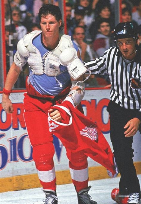 Bob Probert Detroit Muscle Detroit Red Wings Red Wings Hockey
