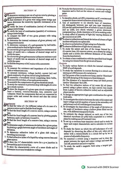 Physics Practical And Activity Biology Class Studocu