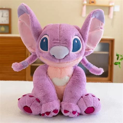 Disney Stitch Plush Toy Doll Anime Lilo And Stitch Sitting Stitch Cartoon