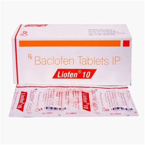 10mg Liofen Tablet At ₹ 124 84 Strip Baclofen Tab In Nagpur Id 2855692386697