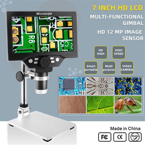 1600x 1200x 600x Digital Microscope Usb Portable 9 7 43 Lcd Video