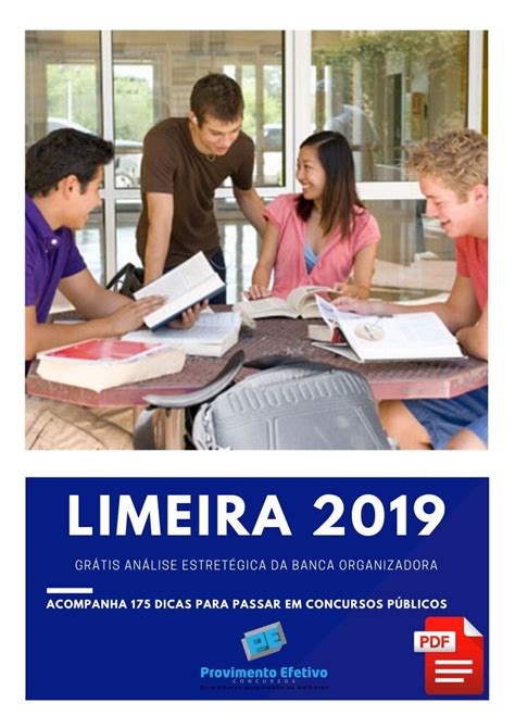 Provimento Efetivo Concursos Apostila Jornalista Prefeitura Limeira 2019