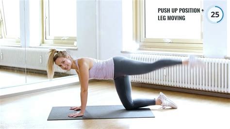 20 MIN HOMEWORKOUT BAUCH BEINE PO ABS LEGS GLUTES für Männer