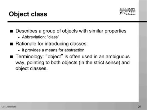 UML Notations Used By CommonKADS PDF Computer Software And Applications Computing