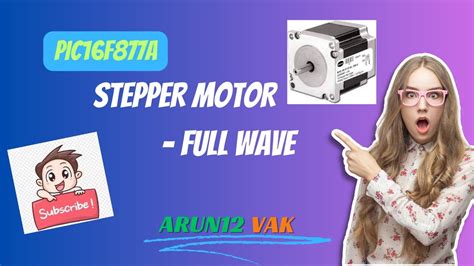 Stepper Motor With Pic16f877a Full Wave Technique Youtube