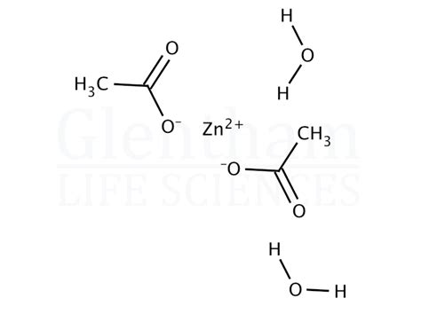 Zinc Acetate Dihydrate CAS 5970 45 6 Glentham Life Sciences
