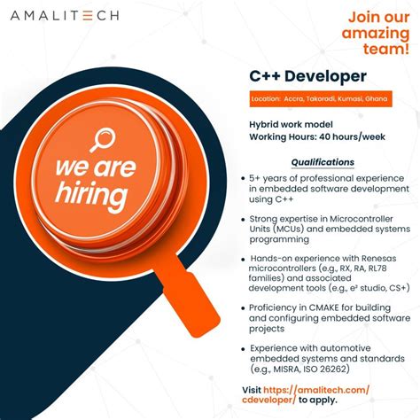 Workwithamalitech Cplusplus Softwareengineering Techjobs Sarah Sackeybea Addo