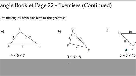 Grade 8 Triangles Booklet Page 22 Qst 12 Youtube