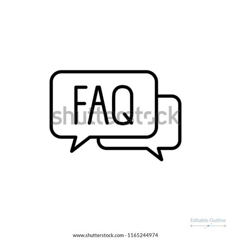 Frequently Asked Questions Icon Question Answer Stock Vector (Royalty Free) 1165244974