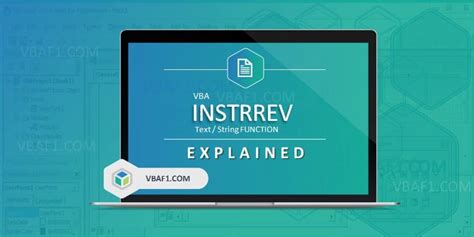 Vba Instrrev Function In Excel Syntax Examples Vbaf1com