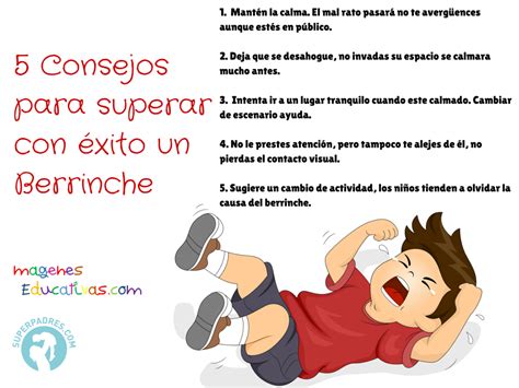 5 Consejos para superar con éxito un berrinche Imagenes Educativas