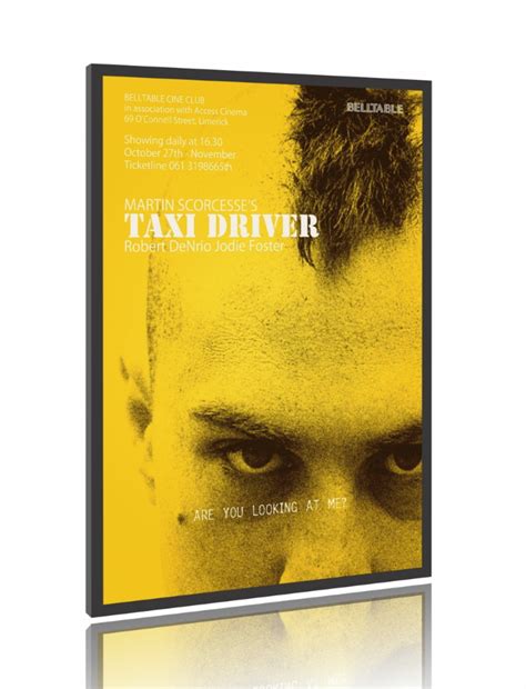 Quadro Pôster Filme Taxi Driver Motorista de Táxi M3 60x90