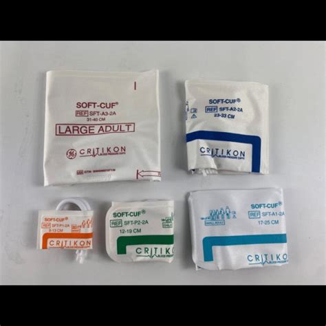 GE Critikon Soft Cuf Blood Pressure Cuff With DinaClick Connector Blood Pressure Cuffs Vital