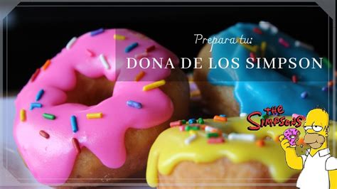Donas De Los Simpson Mi Mamá Cocina Youtube