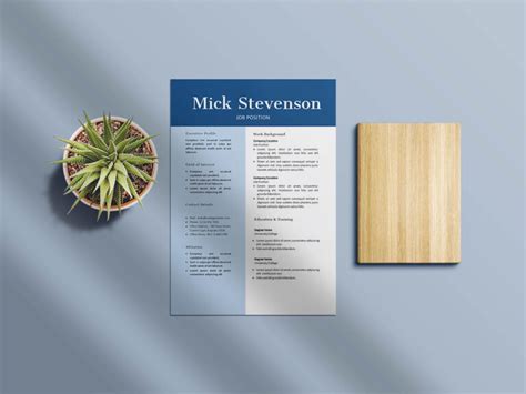 Free Scientific Resume Template For Your Job Interview