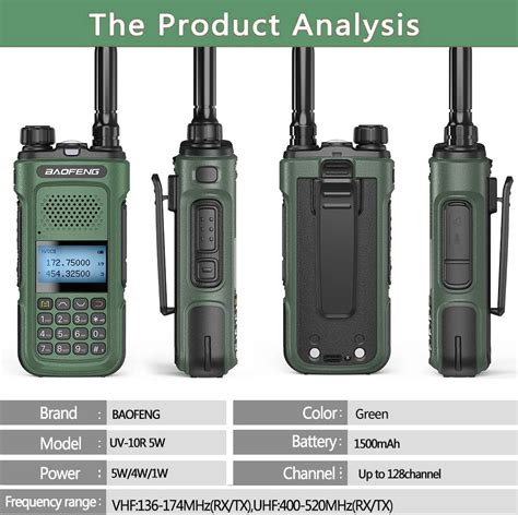 Baofeng Uv 10 Dual Band Uhf Vhf Ham Radio Baofeng