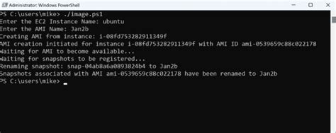 Create An Amazon Machine Image Ami Of An Ec2 Instance With A Bash And