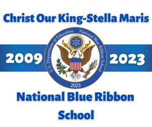 Christ Our King Stella Maris Named National Blue Ribbon School Of