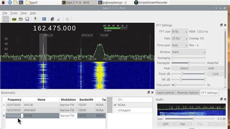 SDR Raspberry Pi 4 Gqrx Create Use Modify Bookmarks YouTube