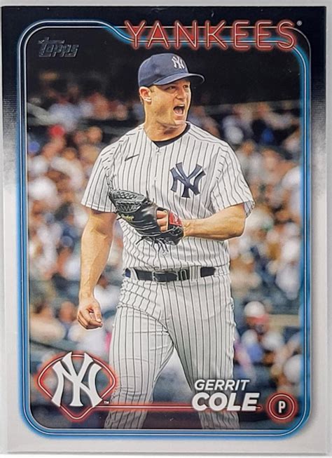 Gerrit Cole 100 Prices 2024 Topps Baseball Cards