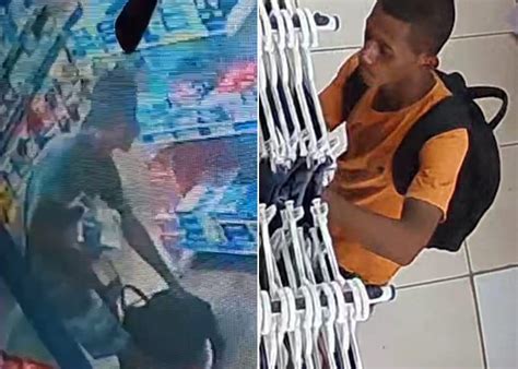 Câmeras flagram homem furtando supermercado e loja em Esperantina