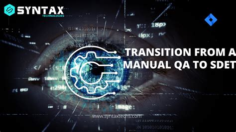 how to make the transition from a manual qa to sdet by