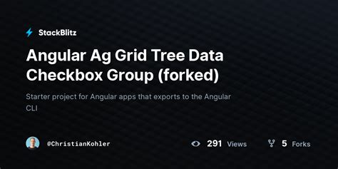 Angular Ag Grid Tree Data Checkbox Group Forked Stackblitz