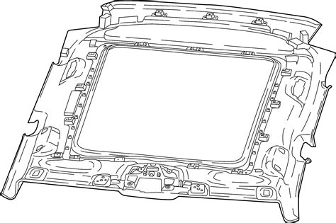 Jeep Compass Headliner Wsunroof Wo Lane Departure 7jz89dx9aa