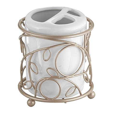 Interdesign Twigz Bath Toothbrush Holder Stand For Bathroom Vanity