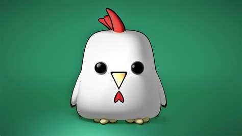 Download Chick Chiken Render Royalty Free Stock Illustration Image